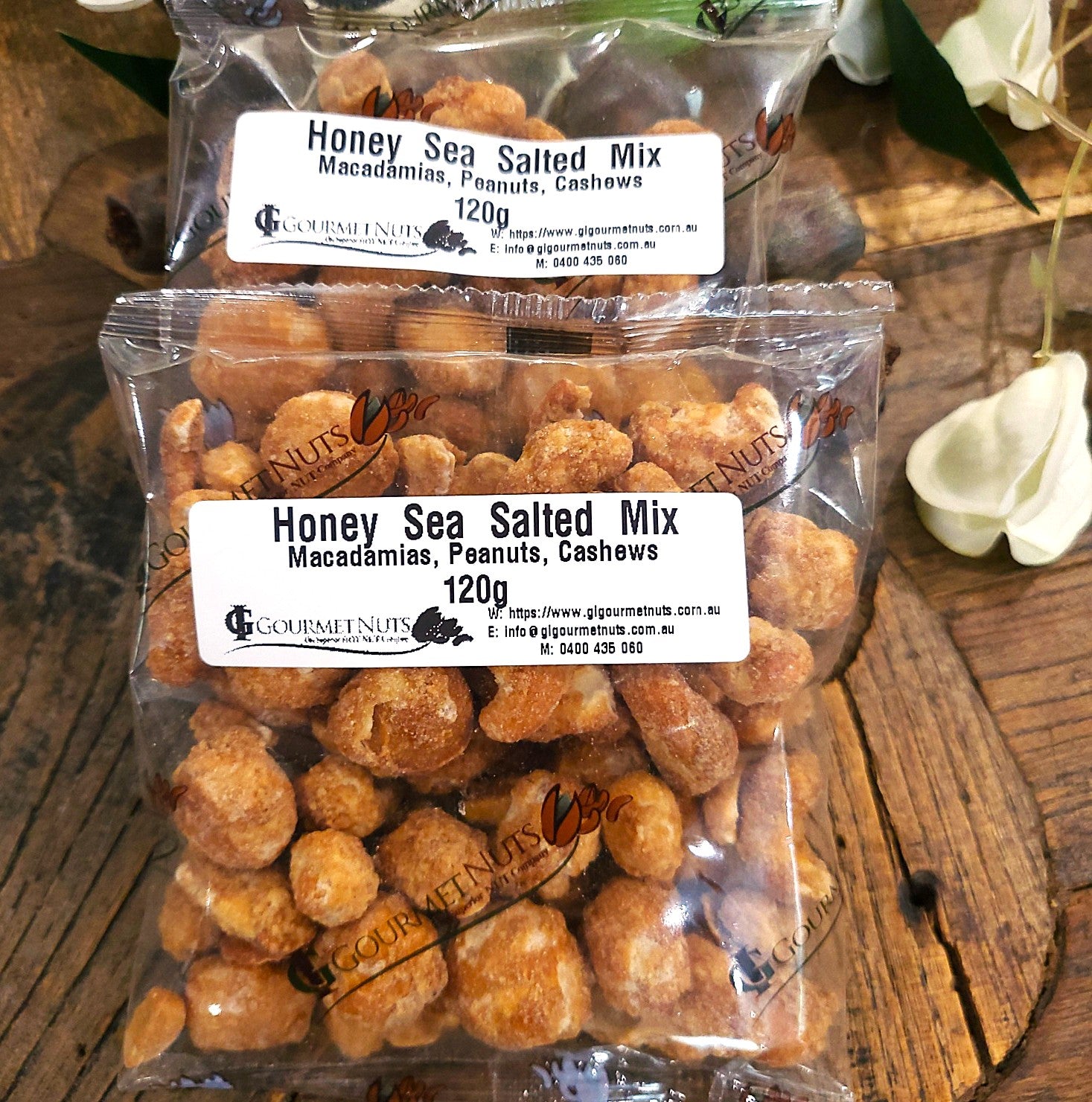 Honey Sea Salt Mix – GI Gourmet Nuts