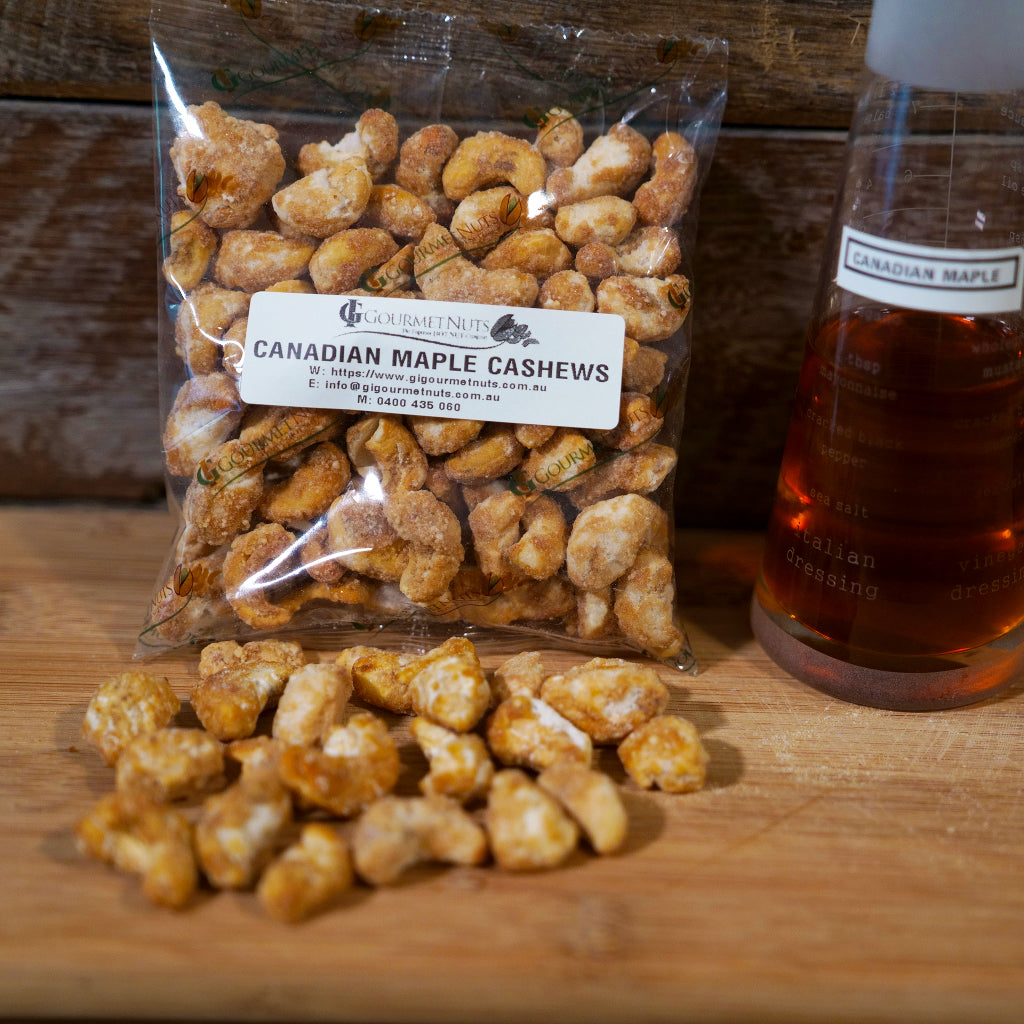 Canadian Maple Cashews – GI Gourmet Nuts