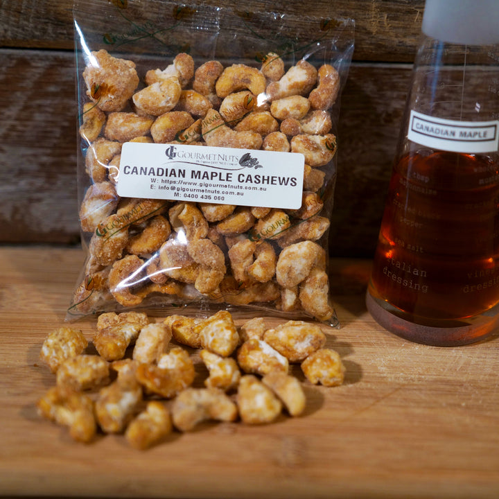 Canadian Maple Cashews – GI Gourmet Nuts